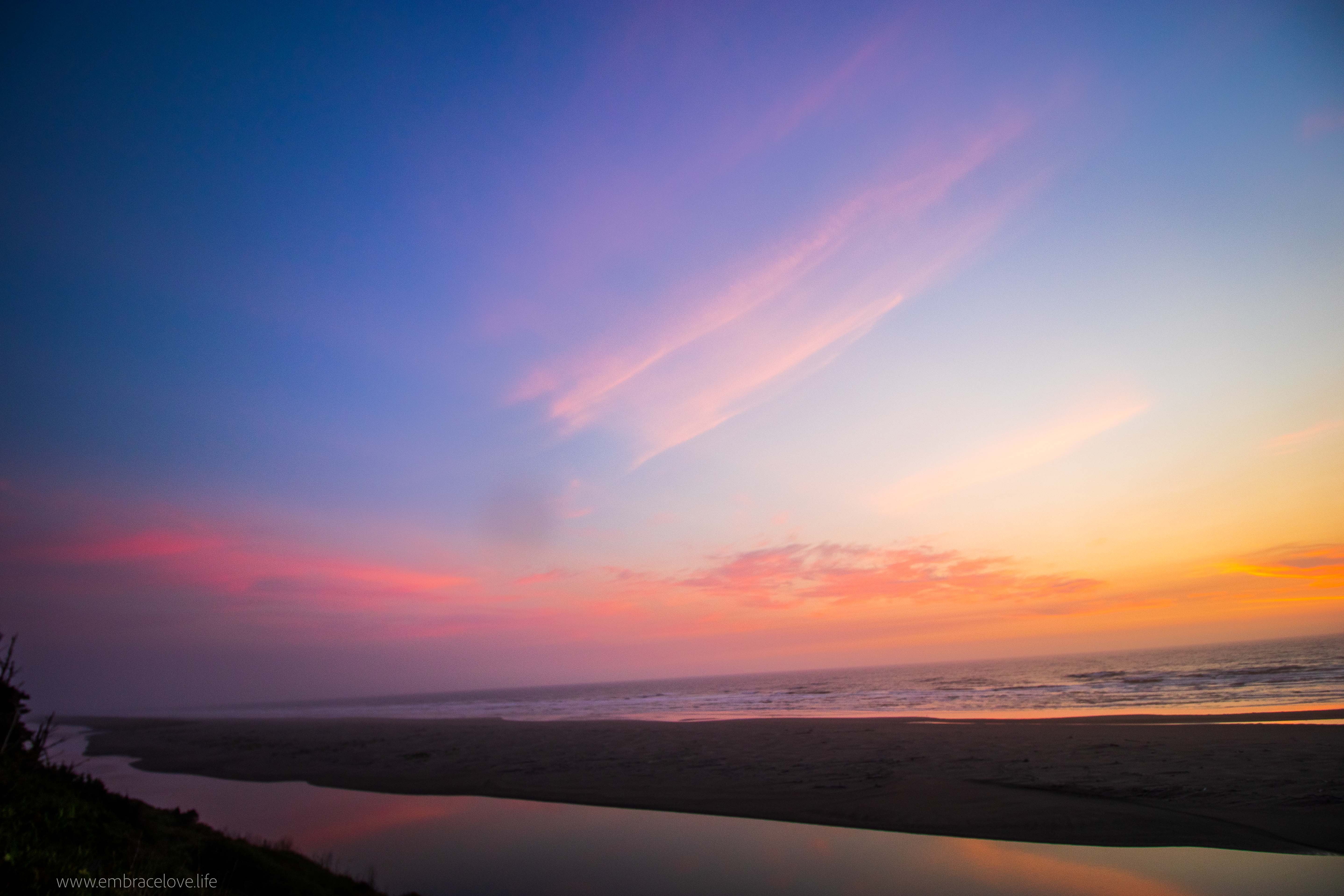 Clam Beach Vista 8-27-22 – Embracing Love